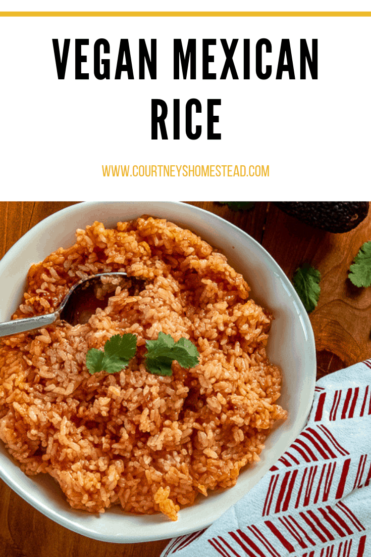 Vegan Mexican Rice - Courtney's Homestead