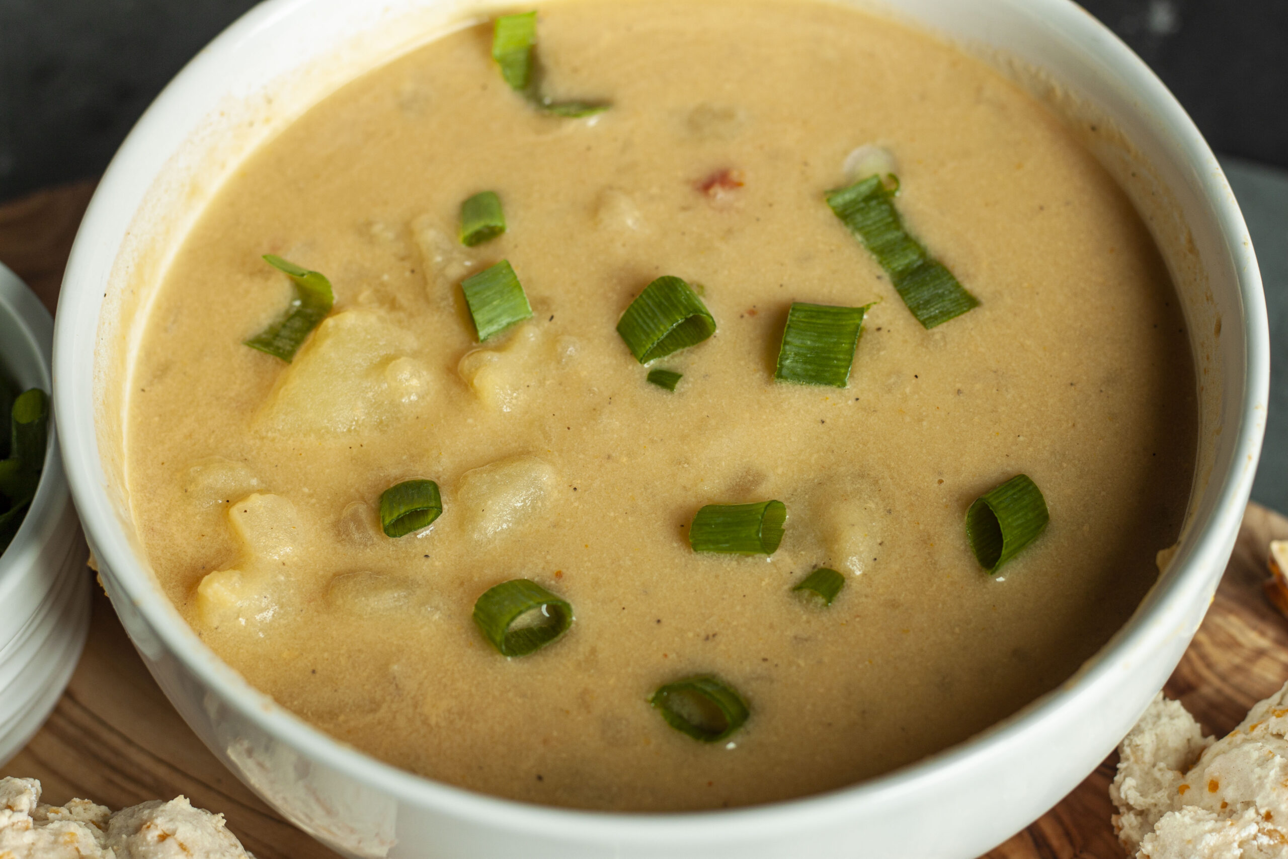 Vegan Baked Potato Soup - Courtney's Homestead