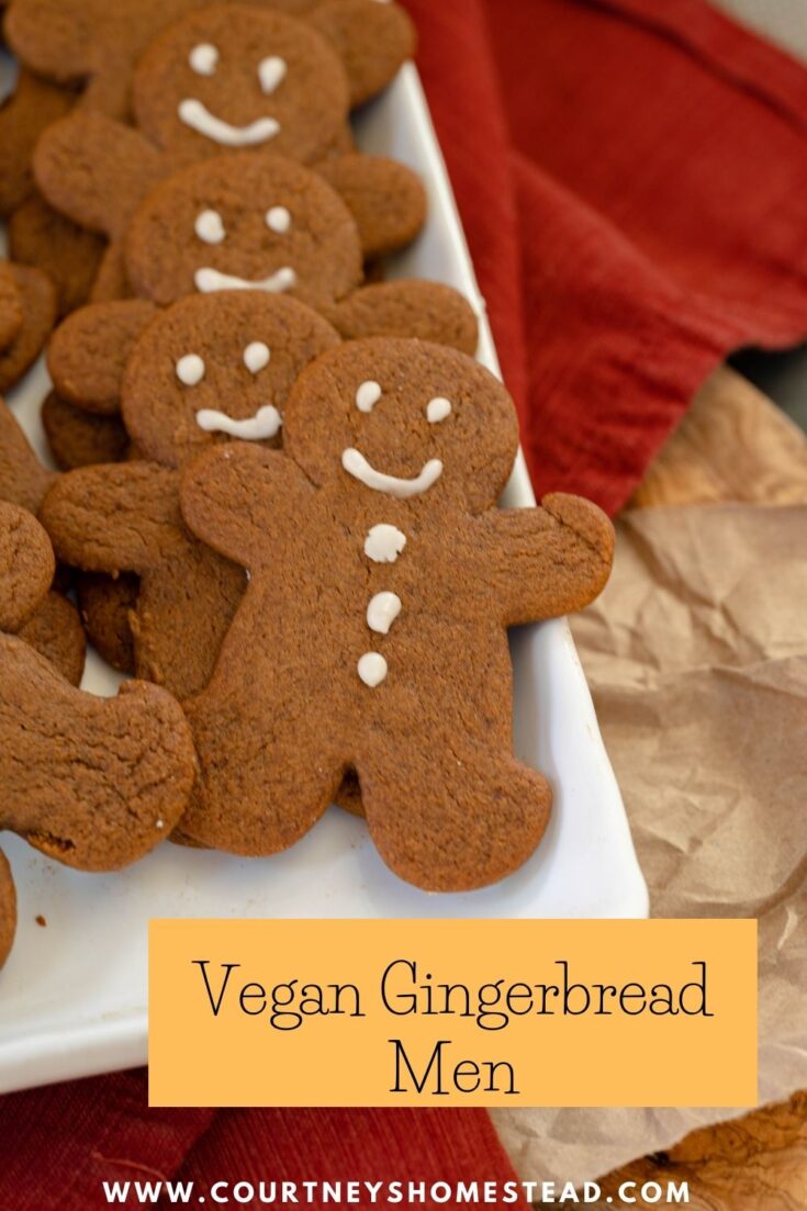 Vegan Gingerbread Cookies - Courtney's Homestead