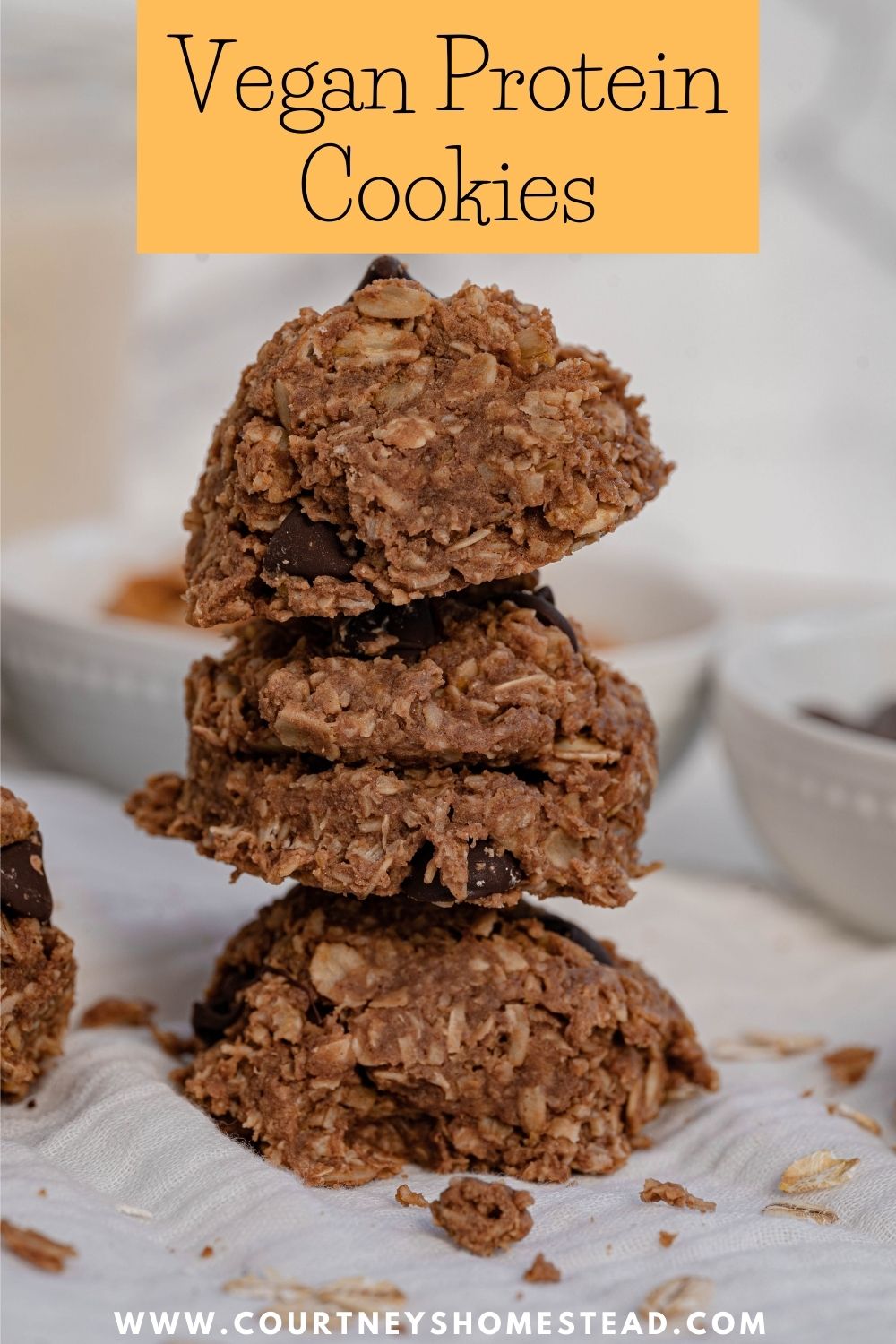 Vegan Protein Cookies - Courtney's Homestead