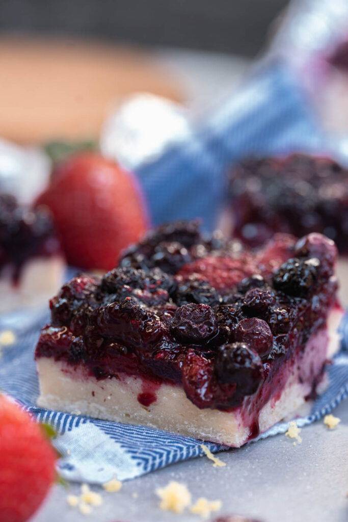 Vegan Berry Bars - Courtney's Homestead
